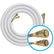 MRCOOL 25 ft. Pre-Charged 3/8" x 3/4" No-Vac Quick Connect Line Set fo ...