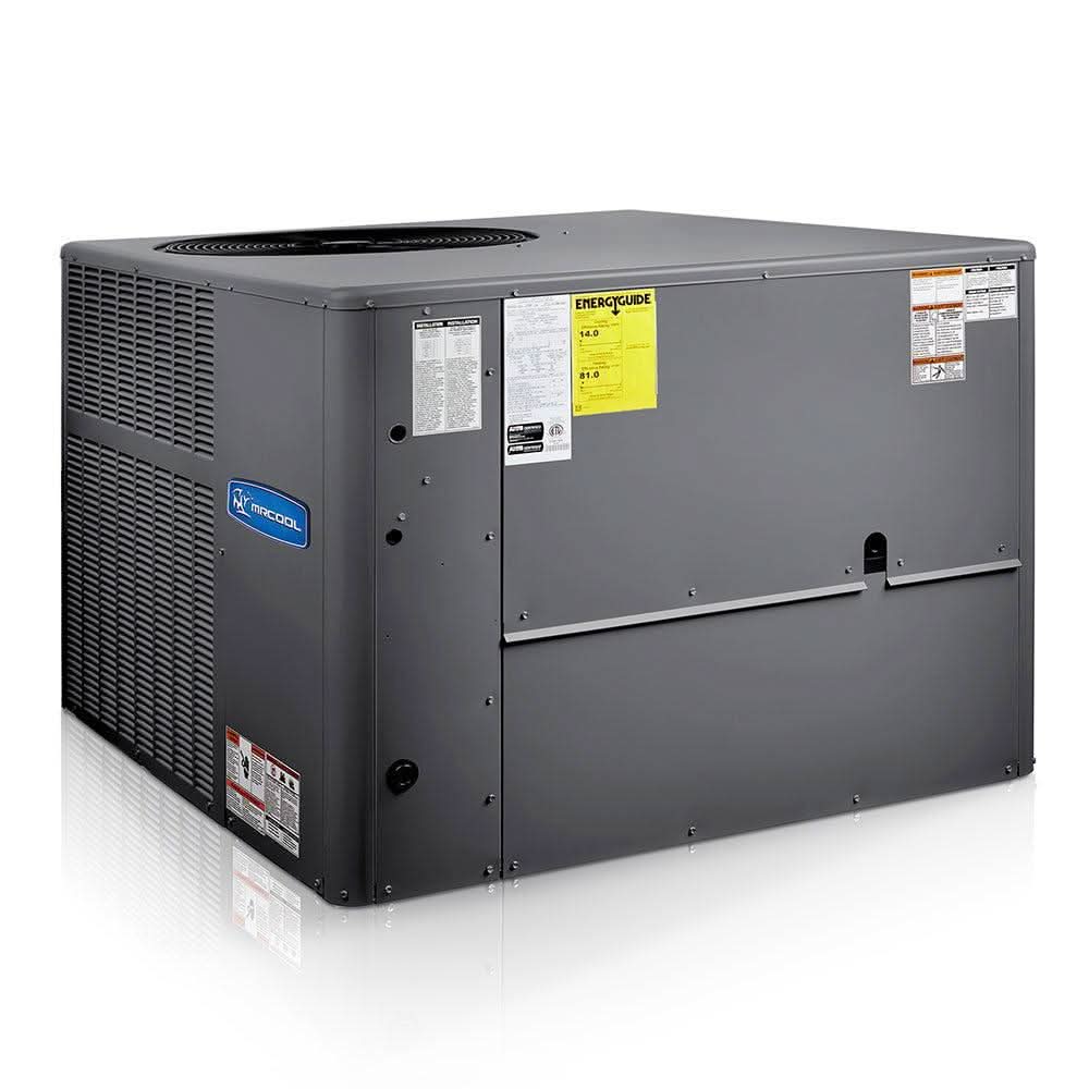 MRCOOL 3 Ton 34,000 BTU 14 SEER R-410A Multi-Position Packaged Heat Pu ...
