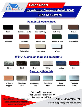 Residential Series - Painted Metal HVAC Line Set Covers - Premium Qual ...