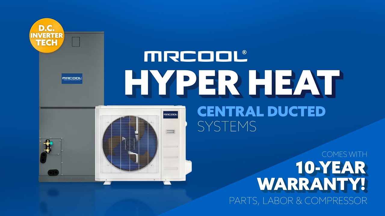 MRCOOL® Central Ducted Hyper Heat DC Inverter Heat Pump Air Handler an ...